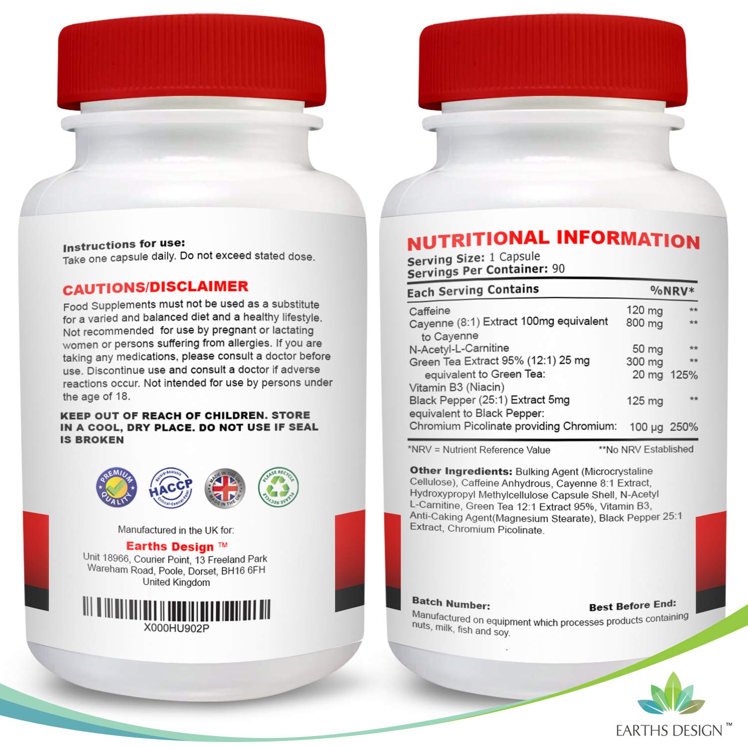 Buy Chilli Complex - 800mg Capsaicin - Cayenne Pepper Capsules with ...