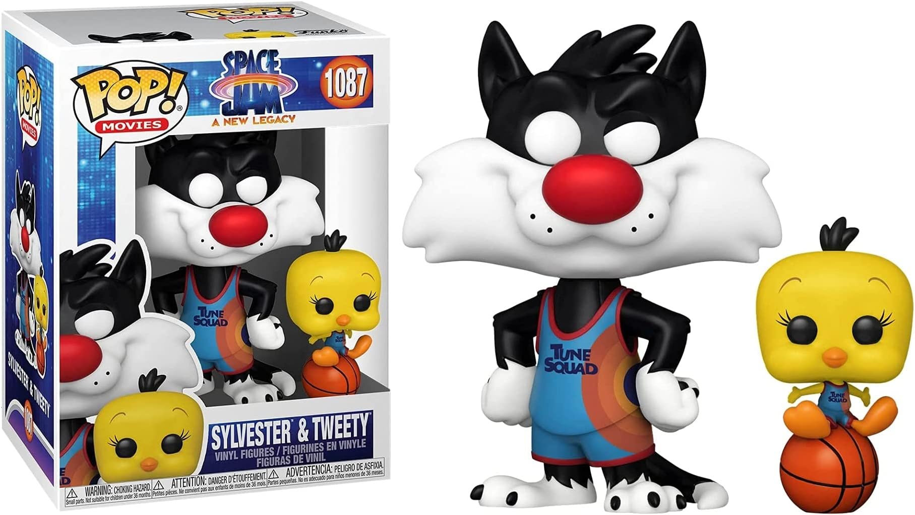 Funko Pop! and Buddy: Space Jam 2- Sylvester and Tweety- Figurine en ...