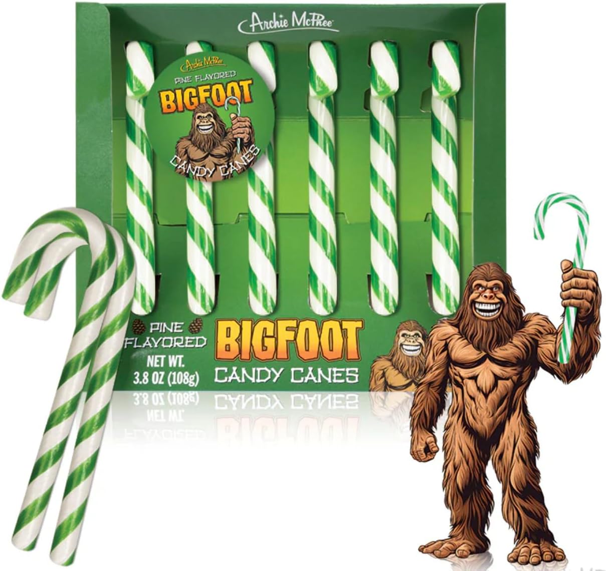 Amazon.com: Archie McPhee Bacon Candy Canes, 3.8 Ounce, 6 Pack ...