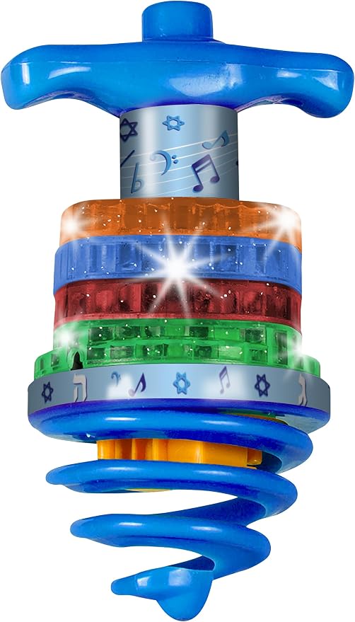 Amazon.com: Bouncing Musical Chanukah Dreidel - Sings "Draidel" as it ...