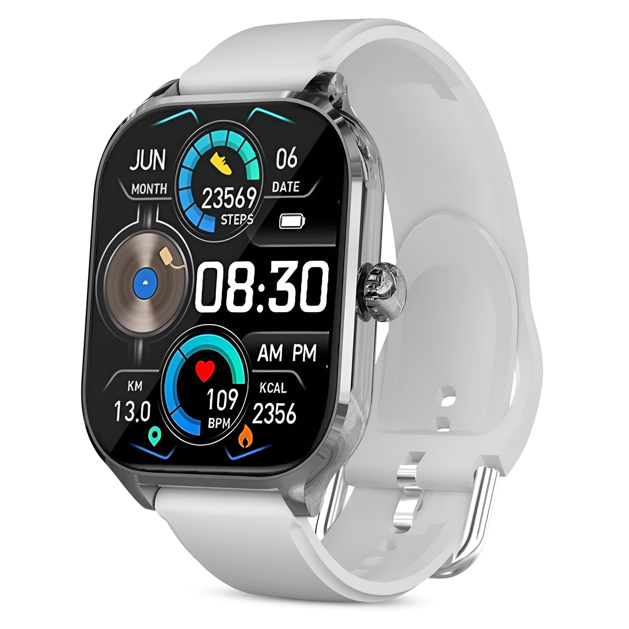 GameSir H9 Smartwatch with Long Battery Life 2.01" Screen High ...