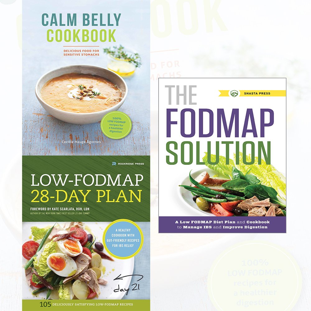 calm belly cookbook [hardcover], low-fodmap 28-day plan and the fodmap ...