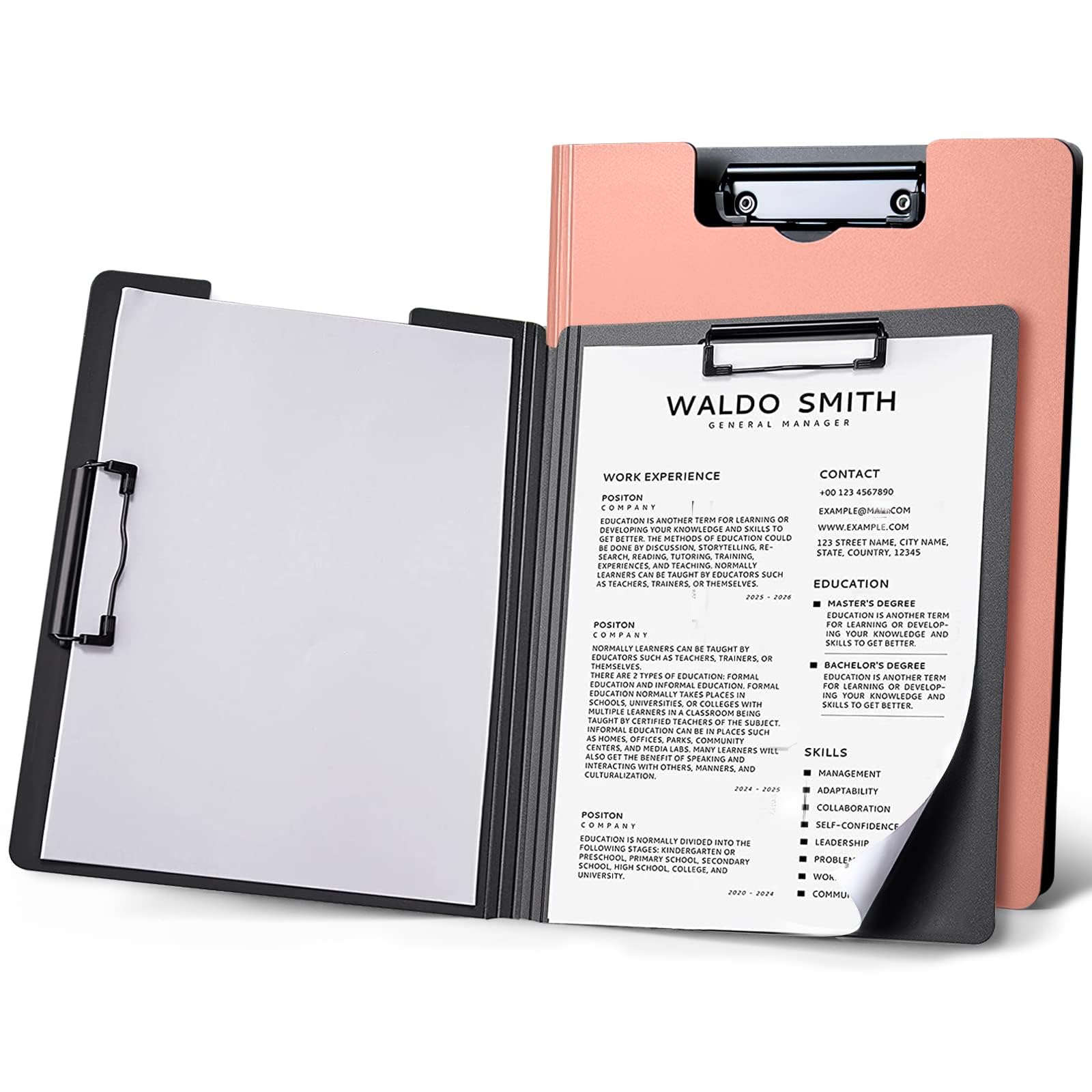 Clipboard Folder, Portable File Folder Clipboard, A4 Foldable Nursing ...