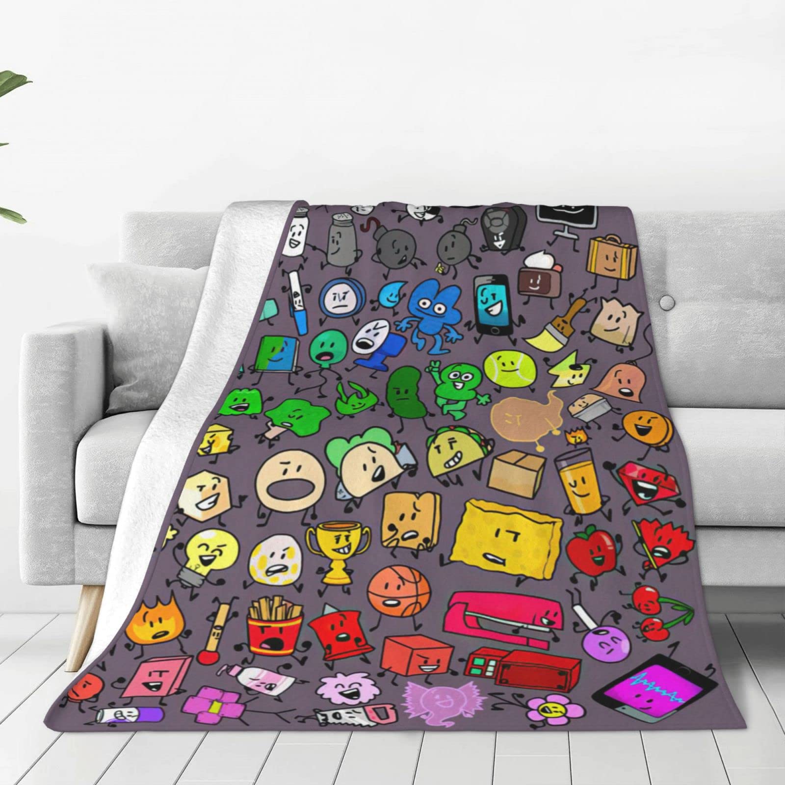 Amazon.com: Bfdi Battle for Dream Anime Blanket Super Soft Flannel ...