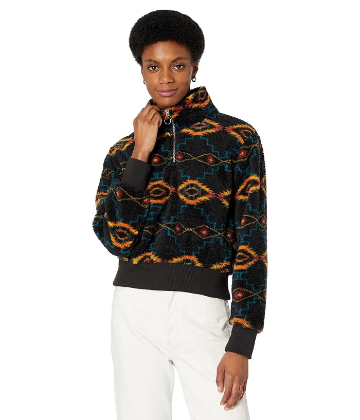 Rock and Roll Cowgirl Aztec Sherpa 1/4 Zip Pullover 48T2384 | 6pm