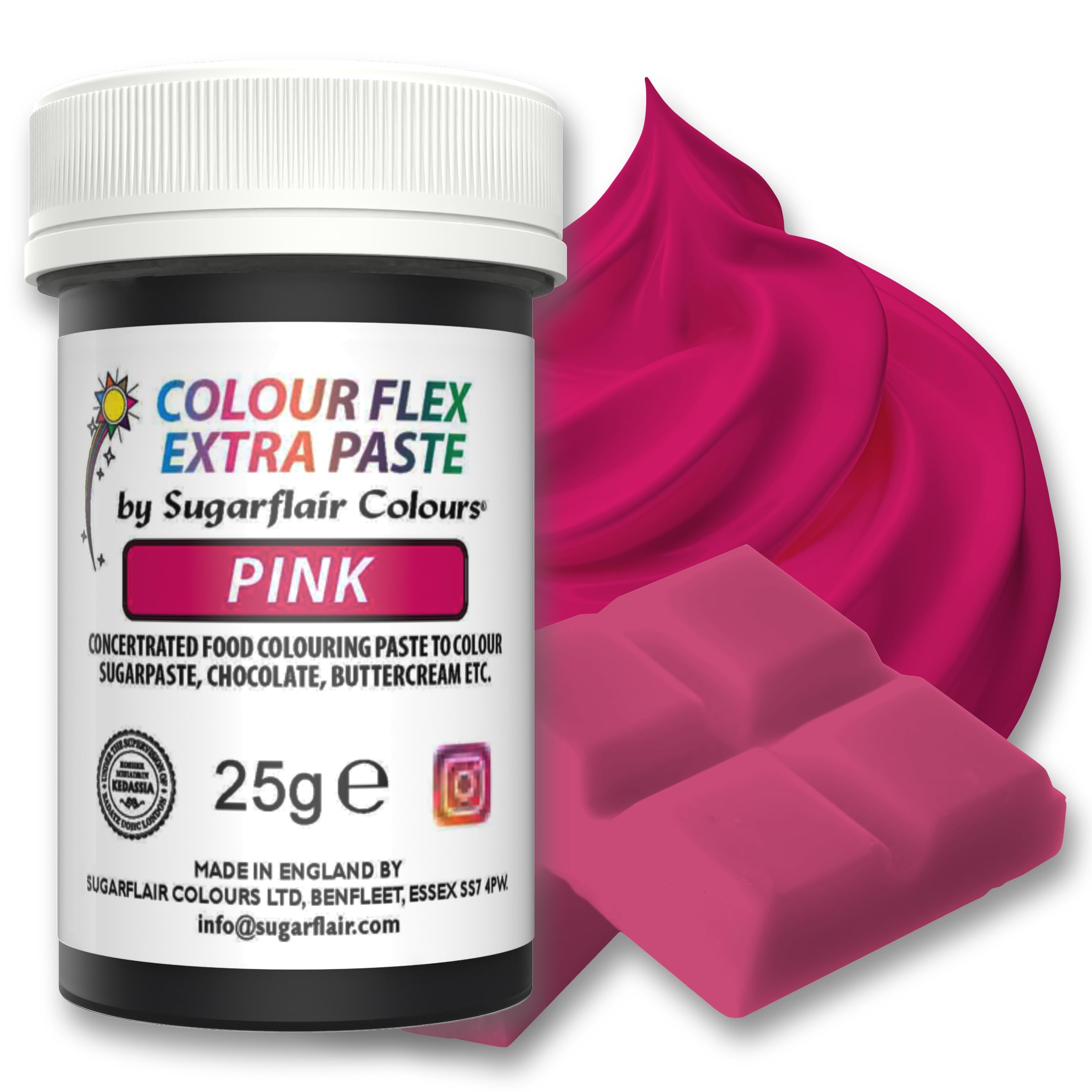 Colour Flex Pink Food Colouring Paste - Extra Concentrated, Vibrant ...
