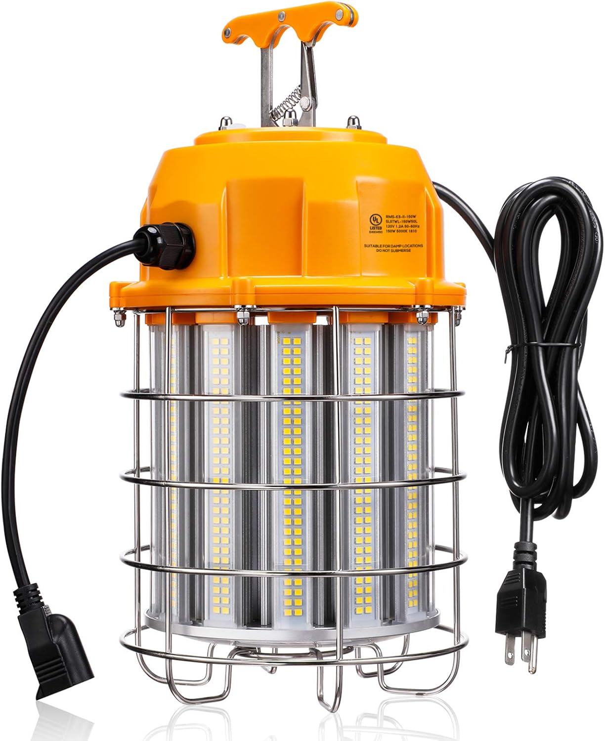 LEONLITE Portable LED Temporary Work Light, 19,500lm, 150W (1300W Eqv ...