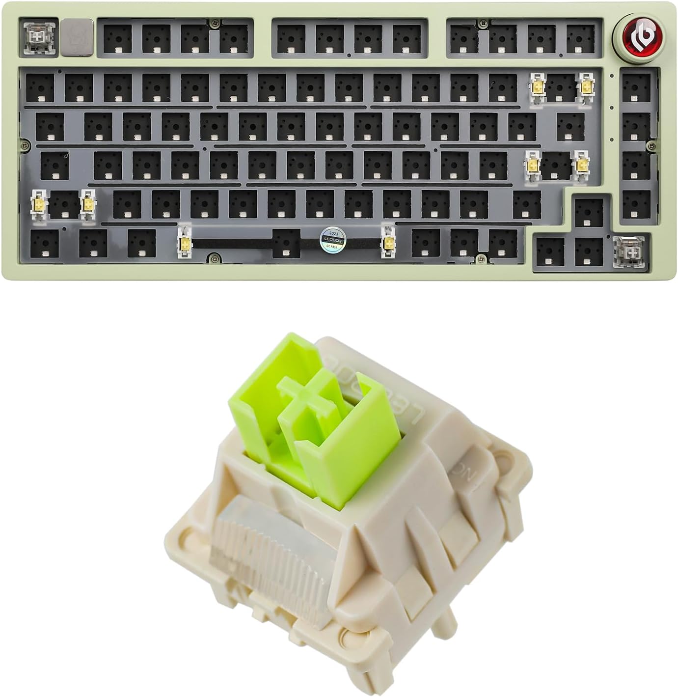 Amazon.com: EPOMAKER x LEOBOG Hi75 Aluminum Alloy Wired Gaming Keyboard ...