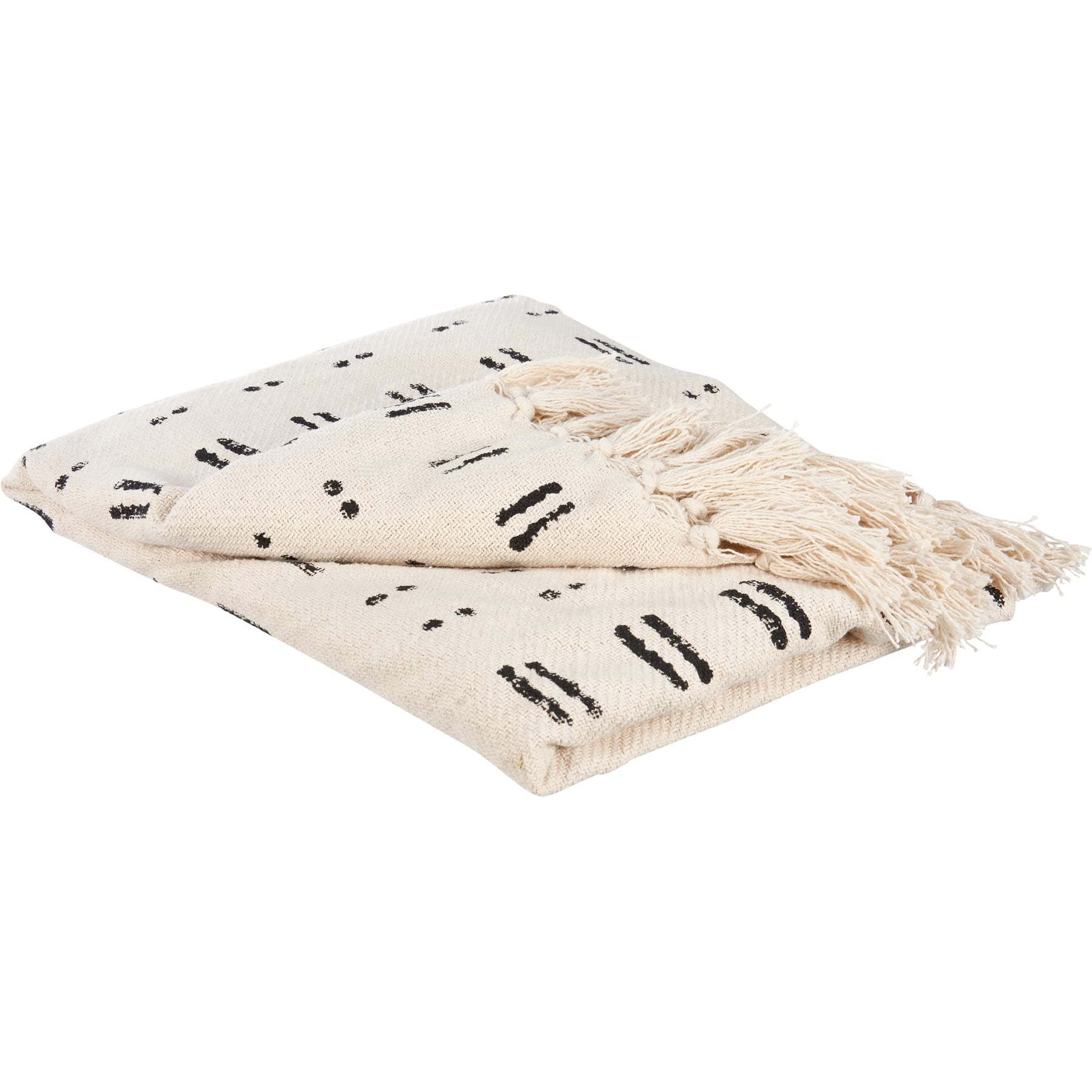 Amazon.com: Primitives by Kathy Natural Boho Decorative Throw Blanket ...