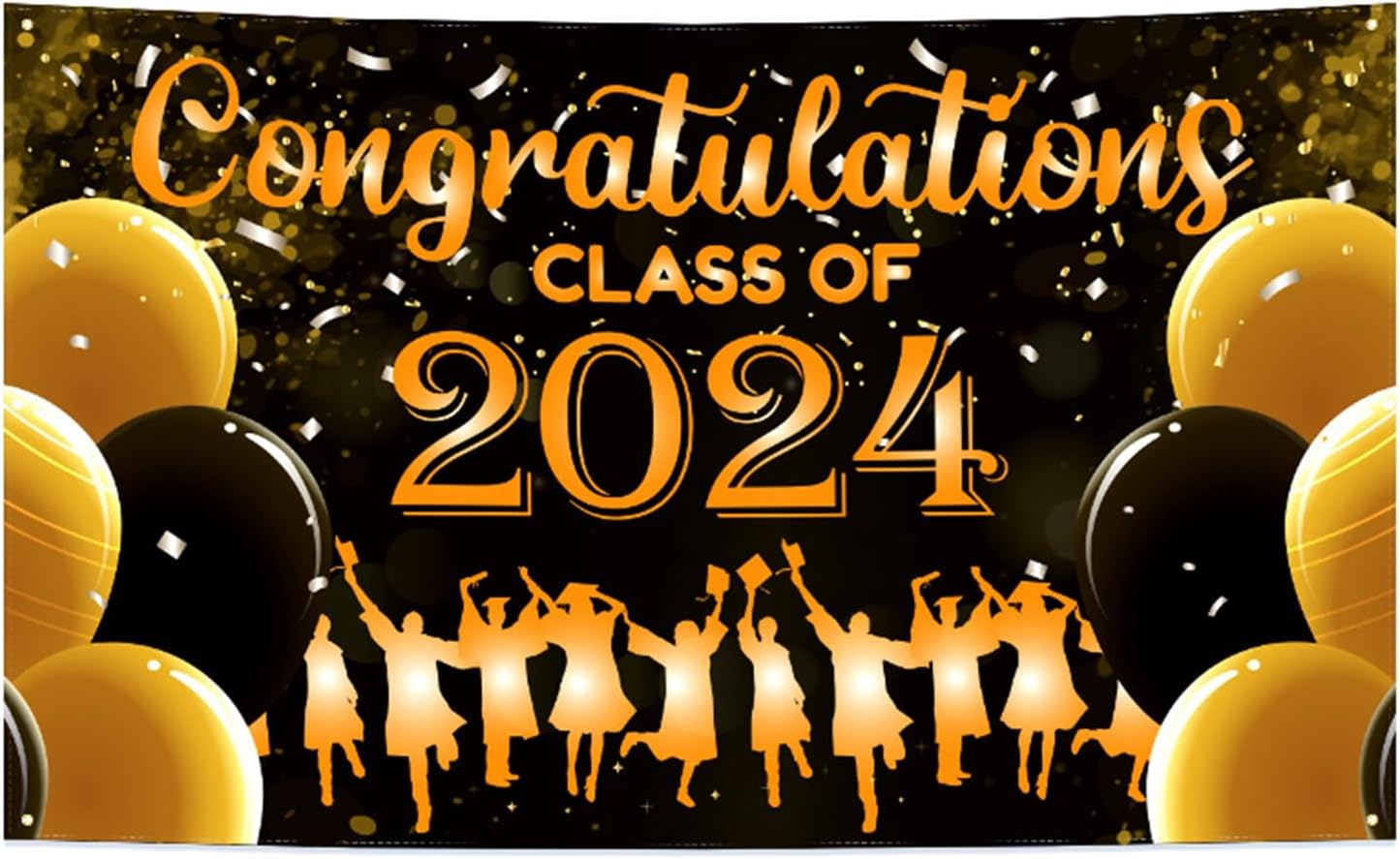 Amazon.com : Graduation Party Decorations College Flag Congratulations ...