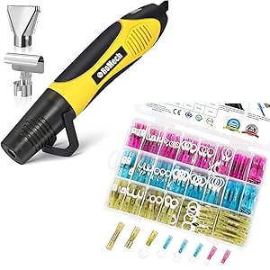 Amazon.com: TICONN 250 pcs Heat Shrink Wire Connectors+ 350W Heat Gun ...