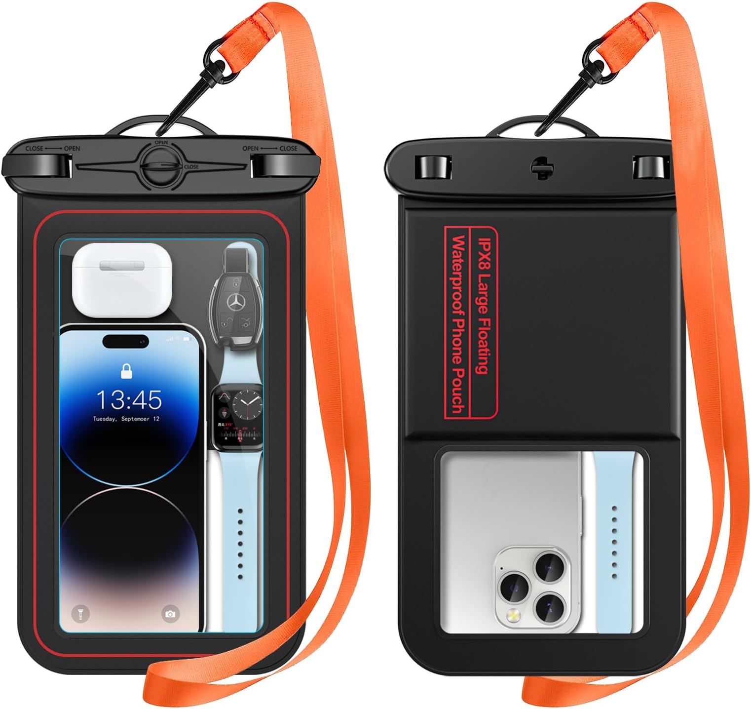 Amazon.com: jaroco 2023 Upgraded Floating Waterproof Phone Pouch, Large ...