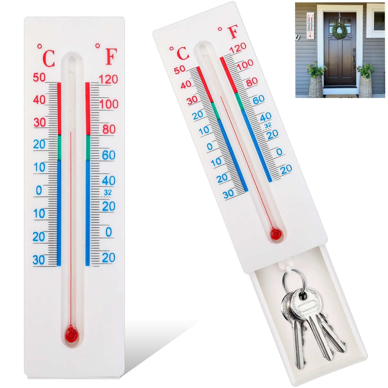 Dexspoeny Key Hiders Outdoor, House Spare Key Hider for Safe Storage ...