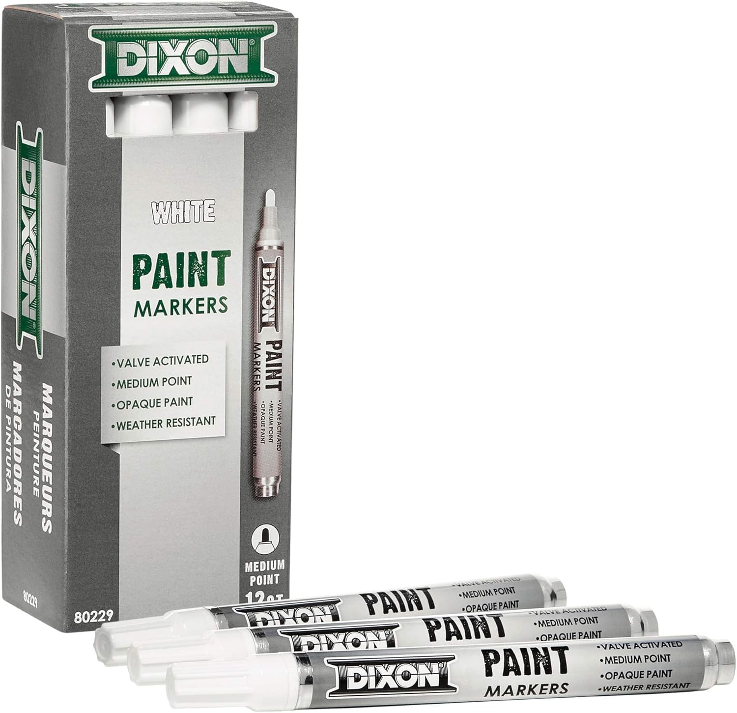 Amazon.com: FRED'S FAVORITE Dixon Industrial Paint Markers, Permanent ...
