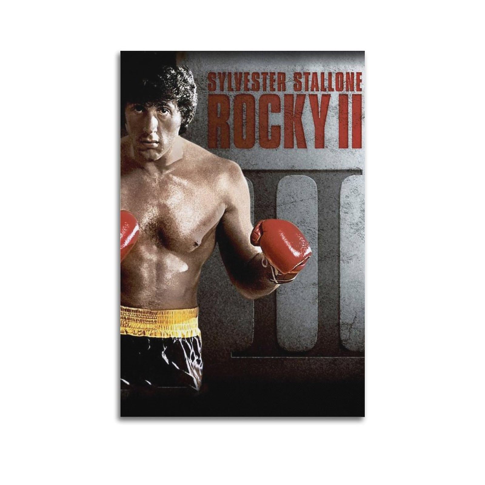 Poster Rocky Ii Superfight II Ticket Replik (vergoldet), Rocky II