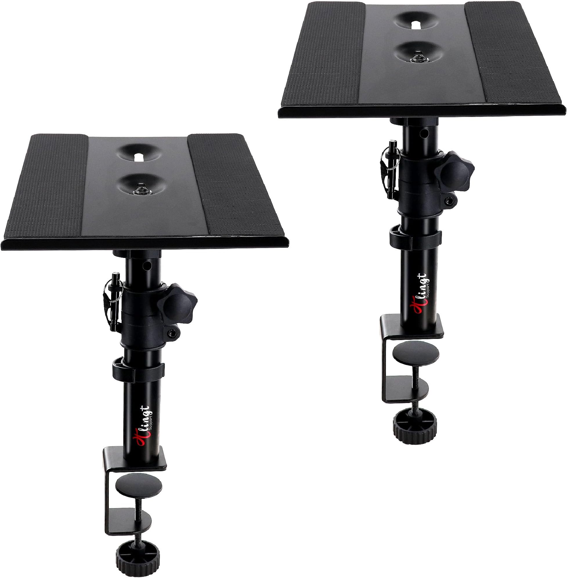 Desktop Speaker Stand, Studio Monitor Speaker Stand Pair, Titled Metal ...