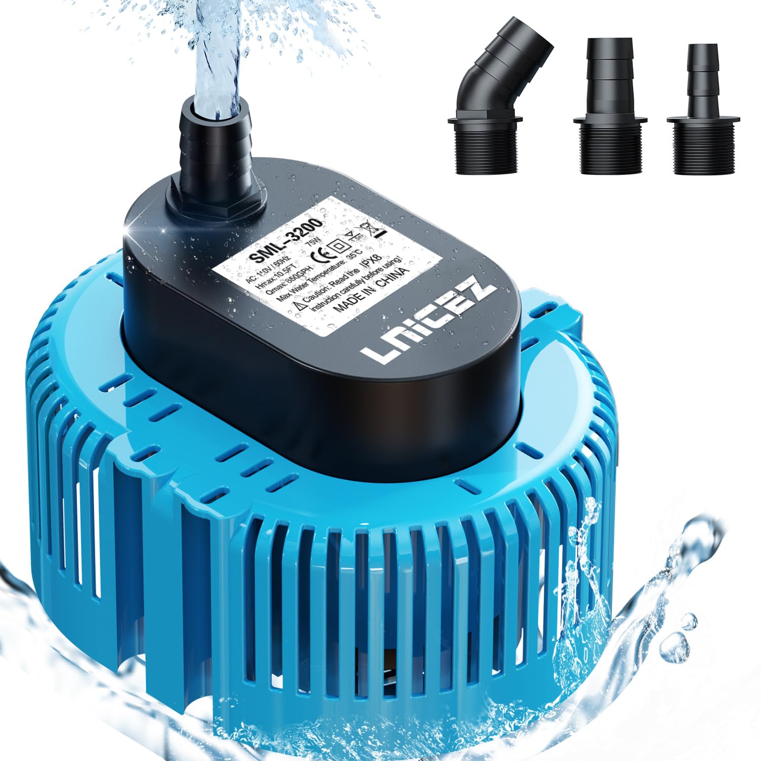 Lnicez Pool Cover Pump 3000L/H Low Investment Same Performance ...