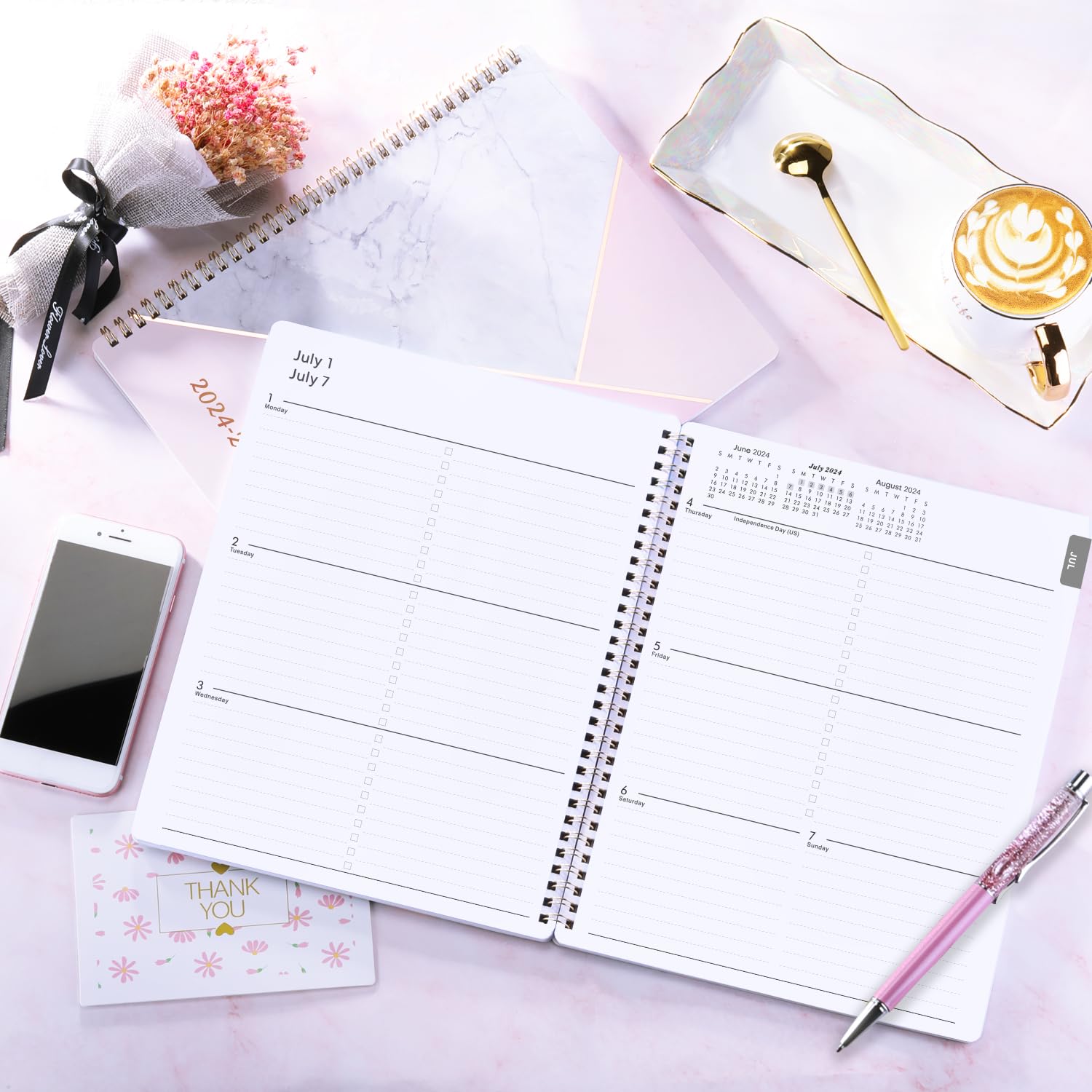 Snapklik.com : 2024-2025 Planner - July 2024 - June 2025, Planner 2024 ...