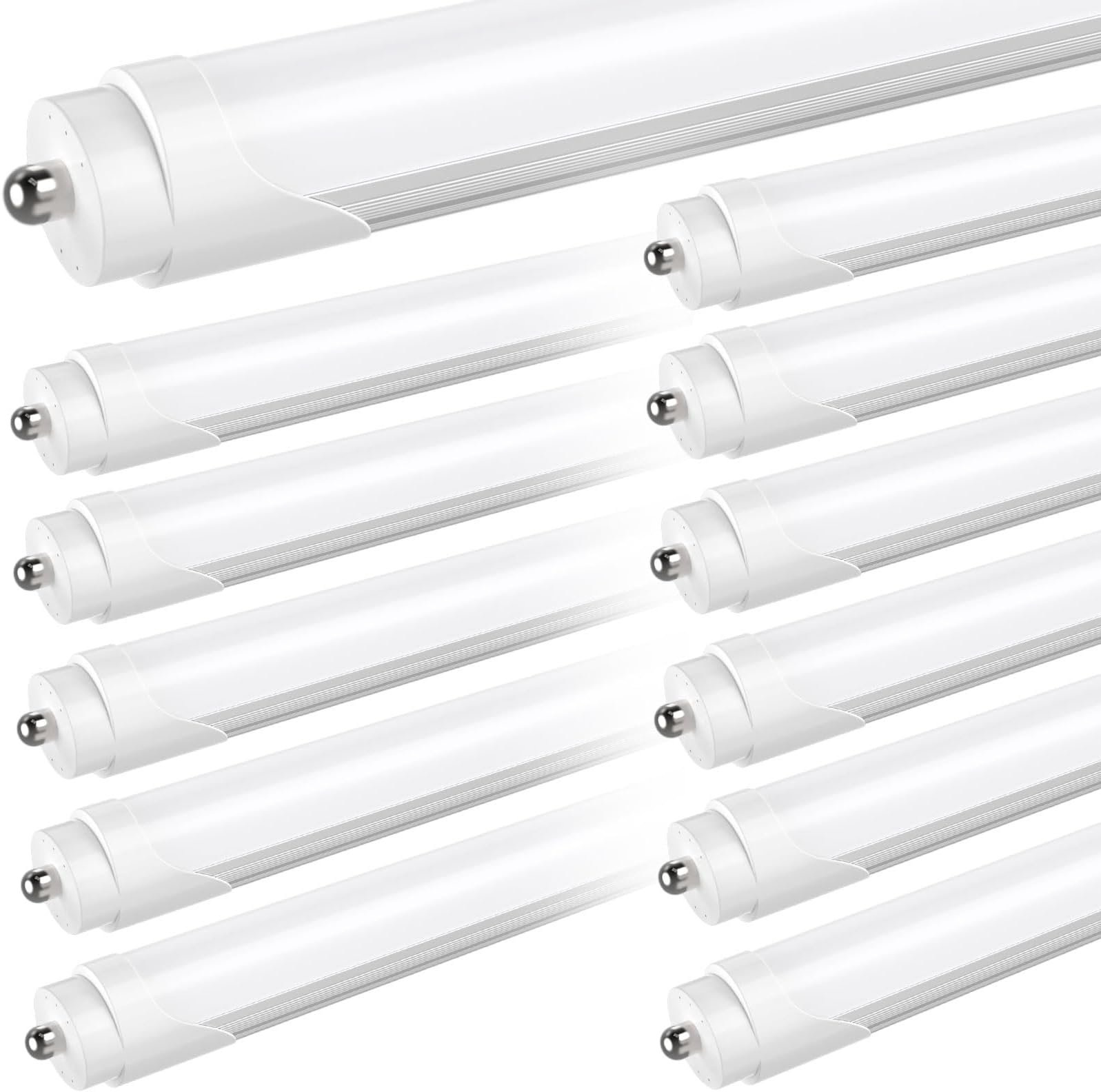 TRLIFE 8FT LED Tube Light 45W, T8 8FT LED Bulbs 5000K Daylight White ...
