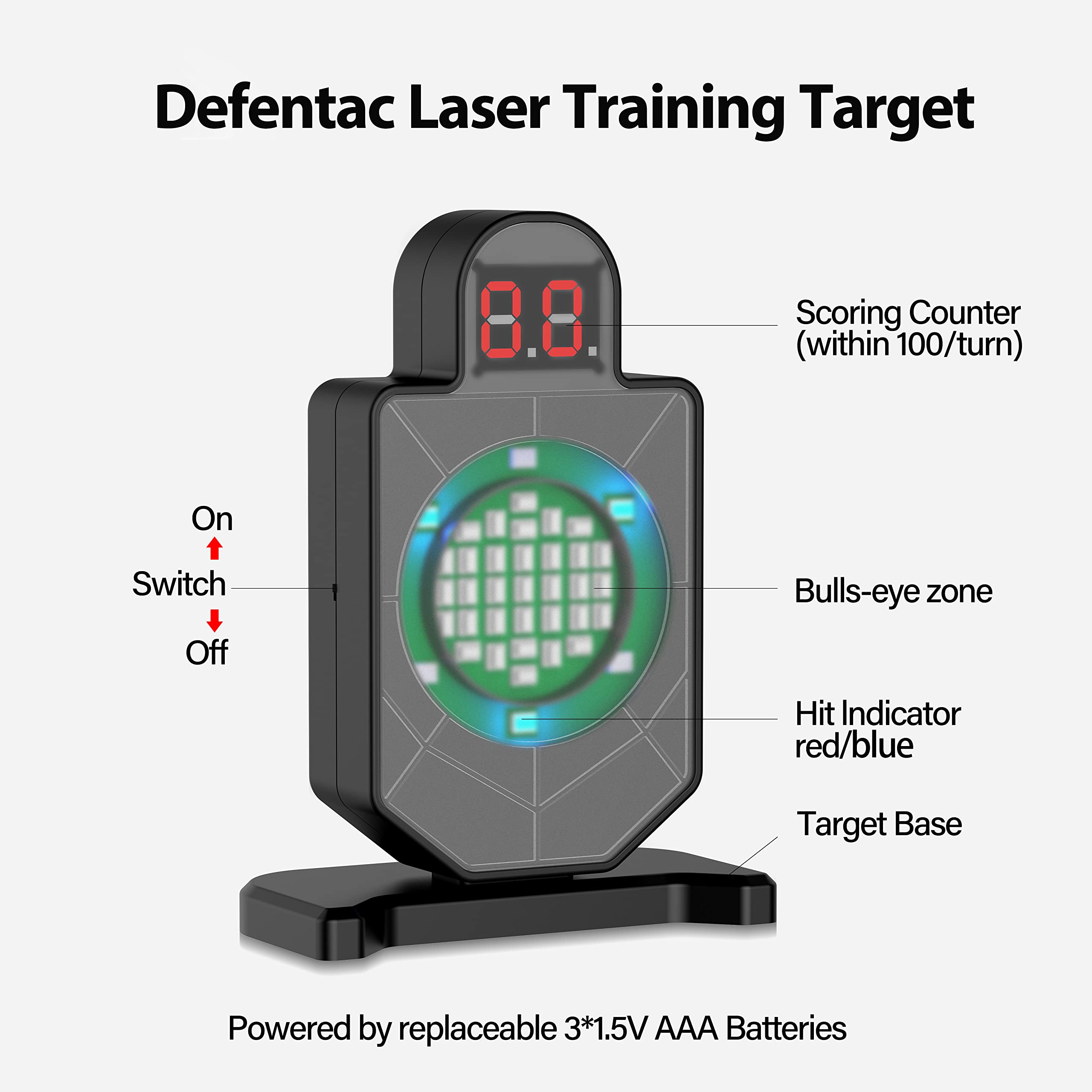 Snapklik.com : Defentac Portable Electronic Dry Fire Laser Training ...
