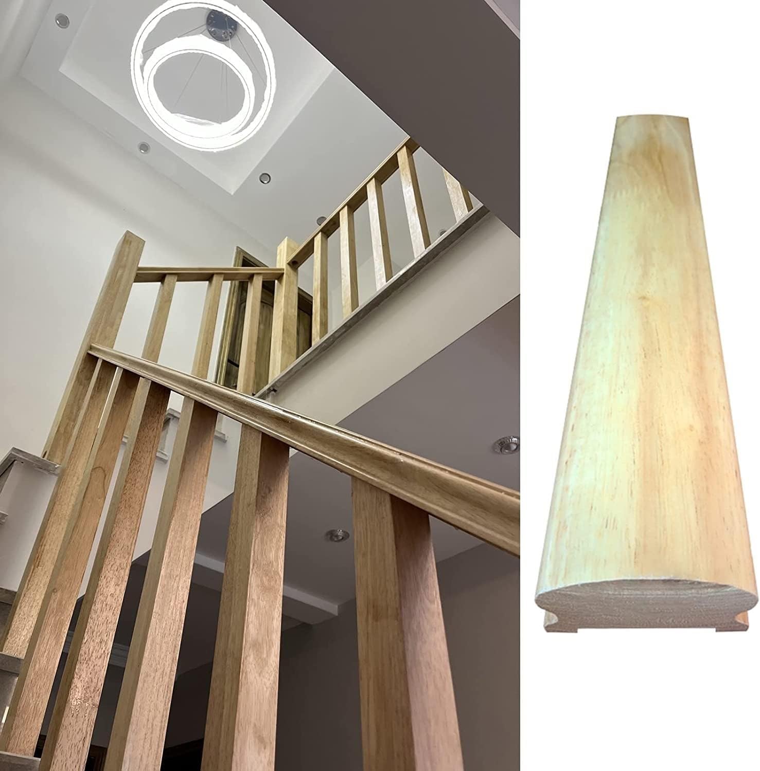 balusters for Staircase Interior Banister Rails Balusters Handrail Deck ...