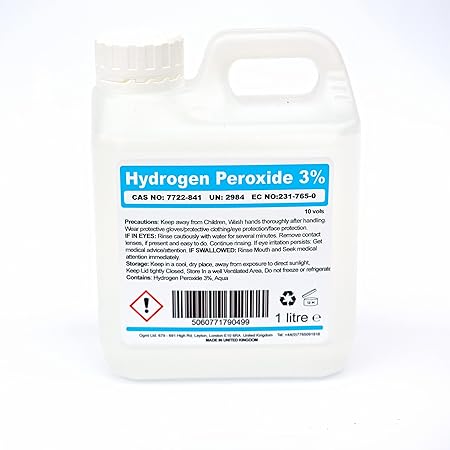 Care Hydrogen Peroxide 3% 10Vol 04928 200ML: Amazon.co.uk: Health ...