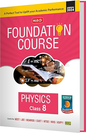 Buy MTG Foundation Course Class 8 Physics Book For IIT JEE NEET NSO ...
