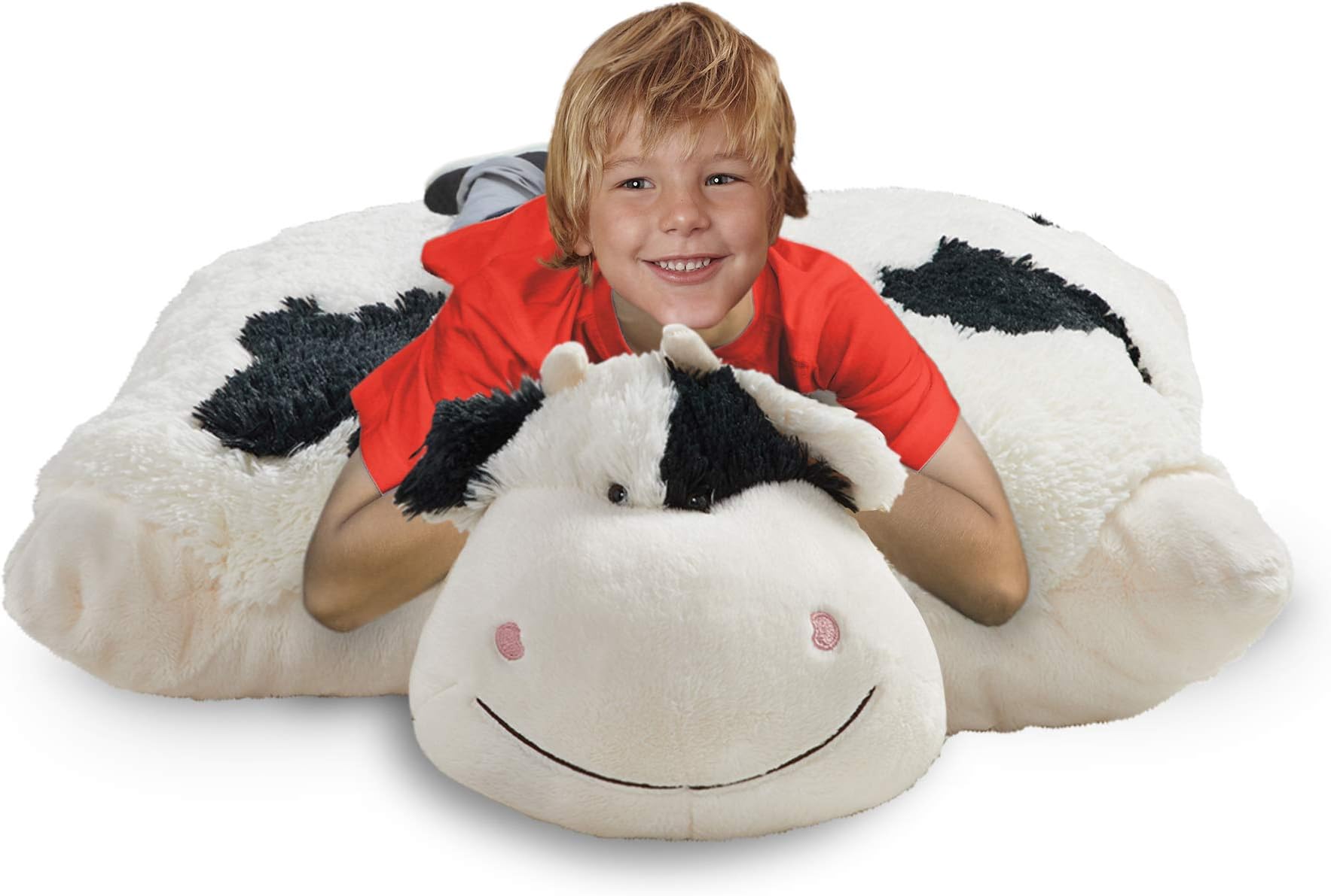 Amazon.com: Pillow Pets Originals Cozy Cow Jumboz - Extra Big Stuffed ...