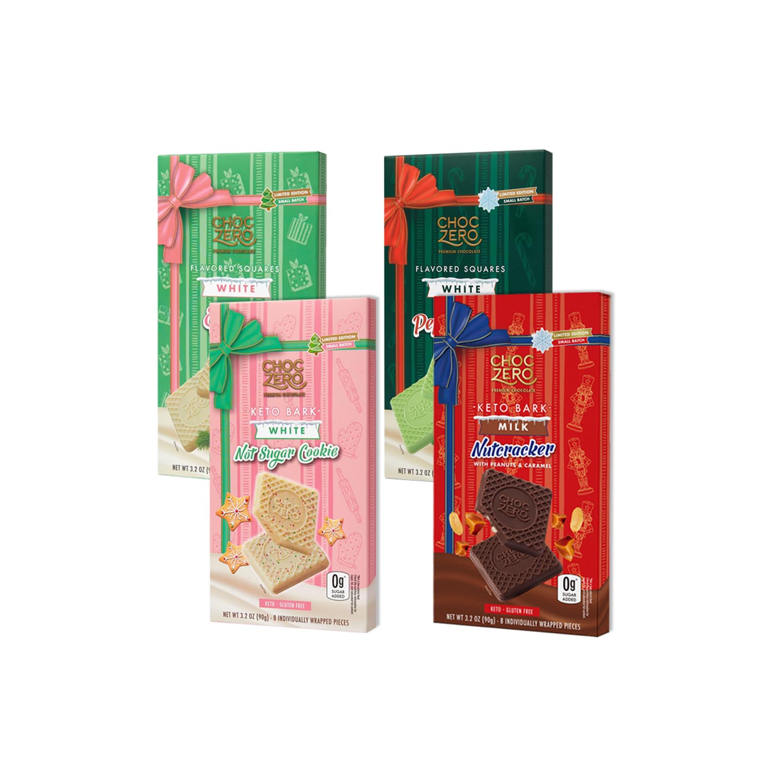 Amazon.com : ChocZero Chocolate Bark & Squares Holiday Gift Pack ...
