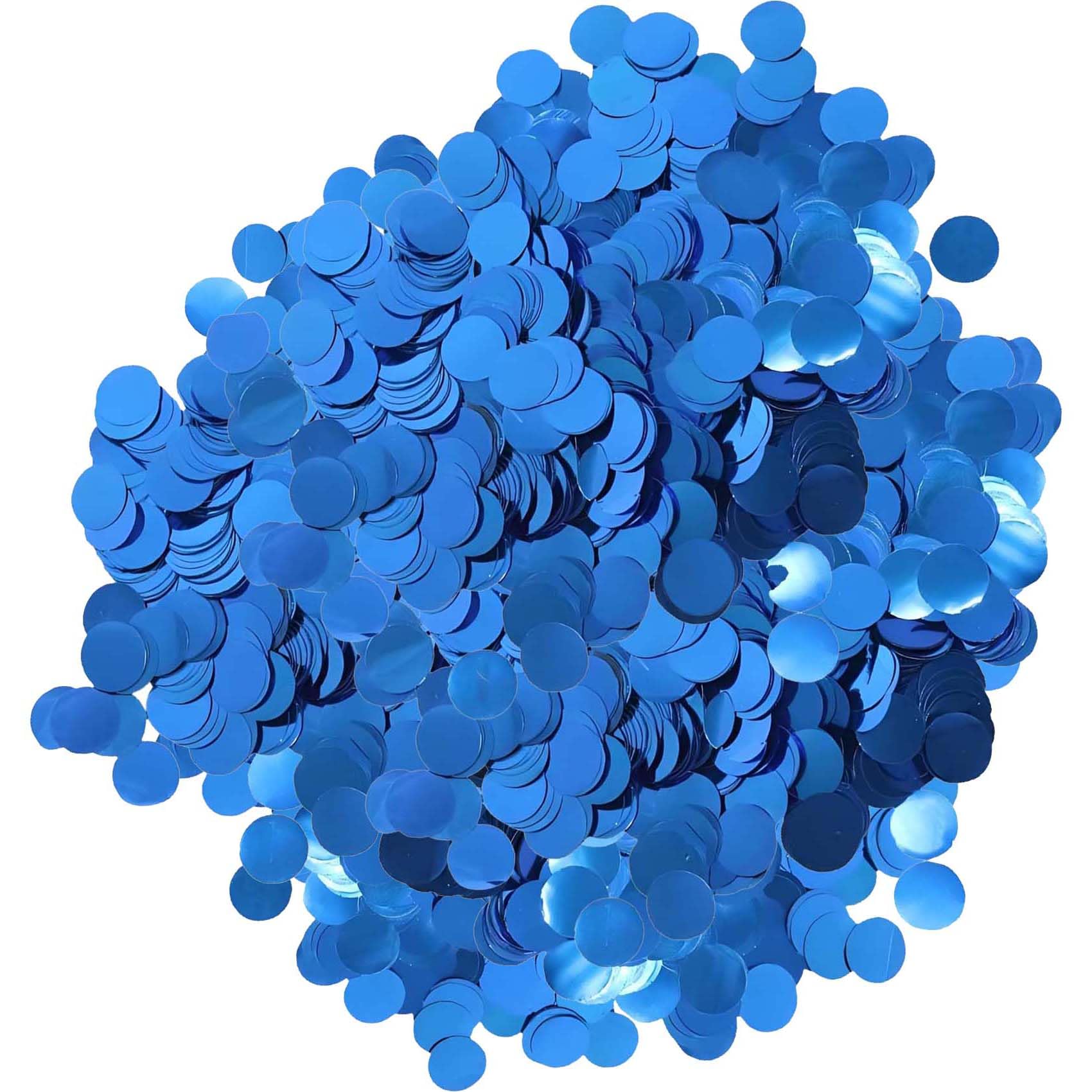 Amazon.com: Blue Metallic Foil Confetti 8000 Pcs Shiny Round Table ...