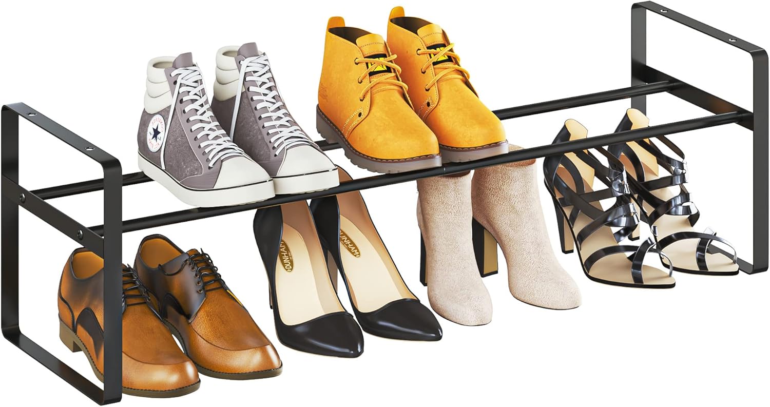 Amazon.com: V.C.Formark 1 Tier Shoe Rack, 100% Stainless Steel Shoe ...