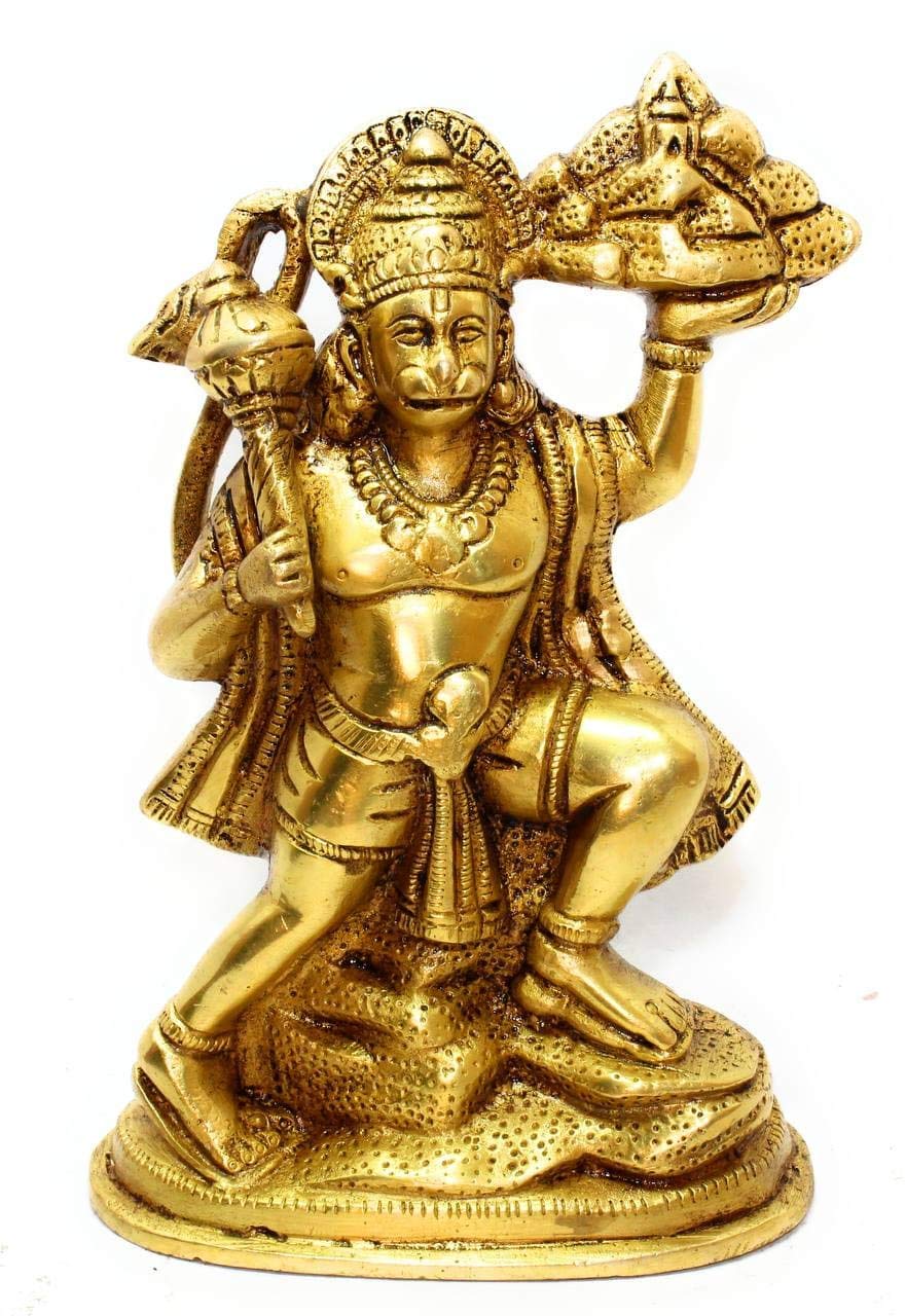 Buy Brass Hanuman Ji Standing Statue / Lord Hanuman Ji Idol Standing ...