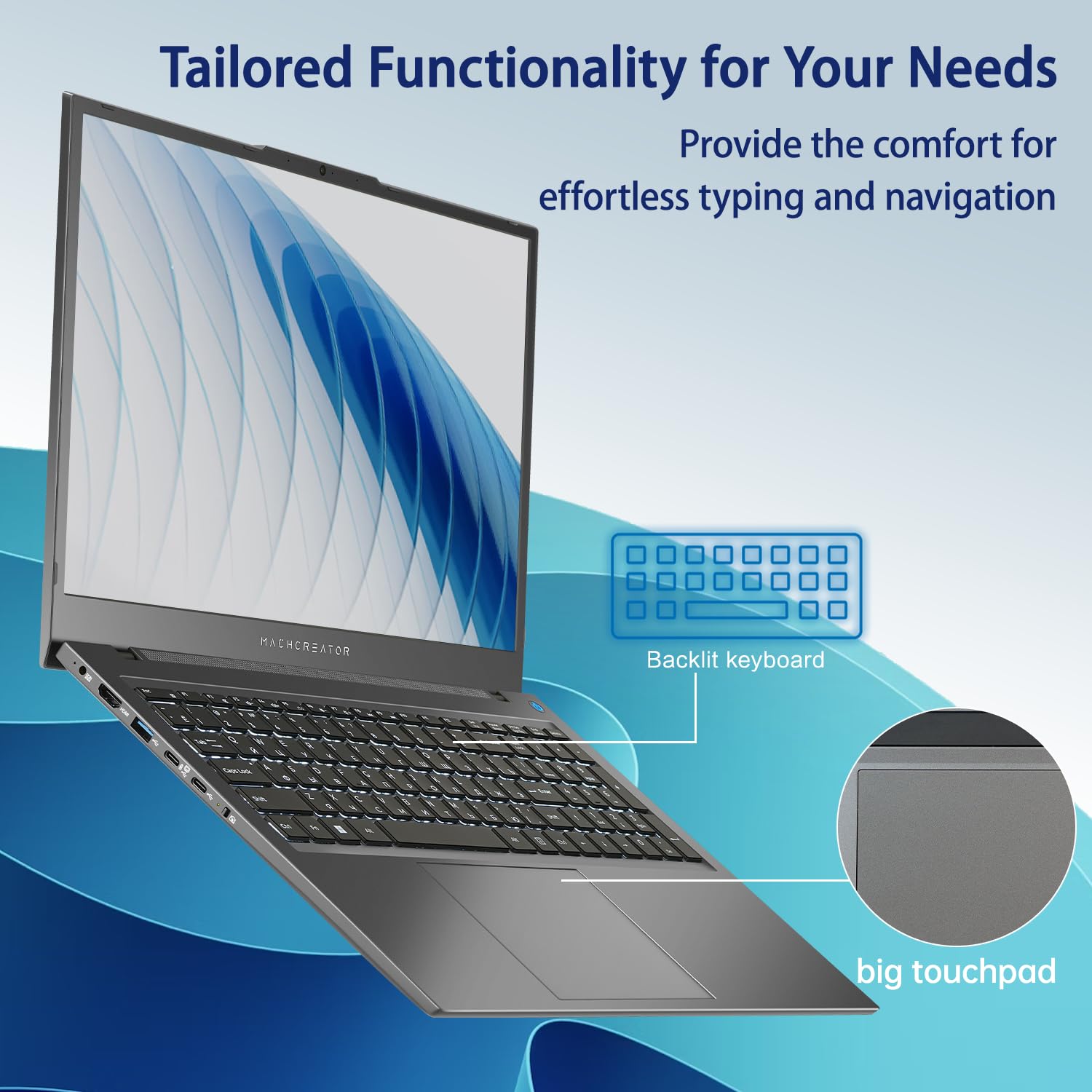 Snapklik.com : Machcreator N17A 17.3" Laptop, 17.3" FHD 120Hz Display ...