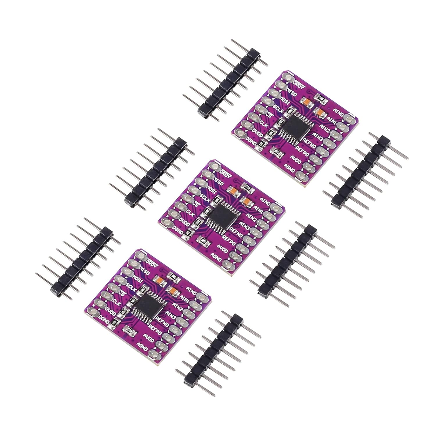 3Pcs ADS1220 ADC Module CJMCU-1220 SPI A/D Converter with 3-5V Low ...