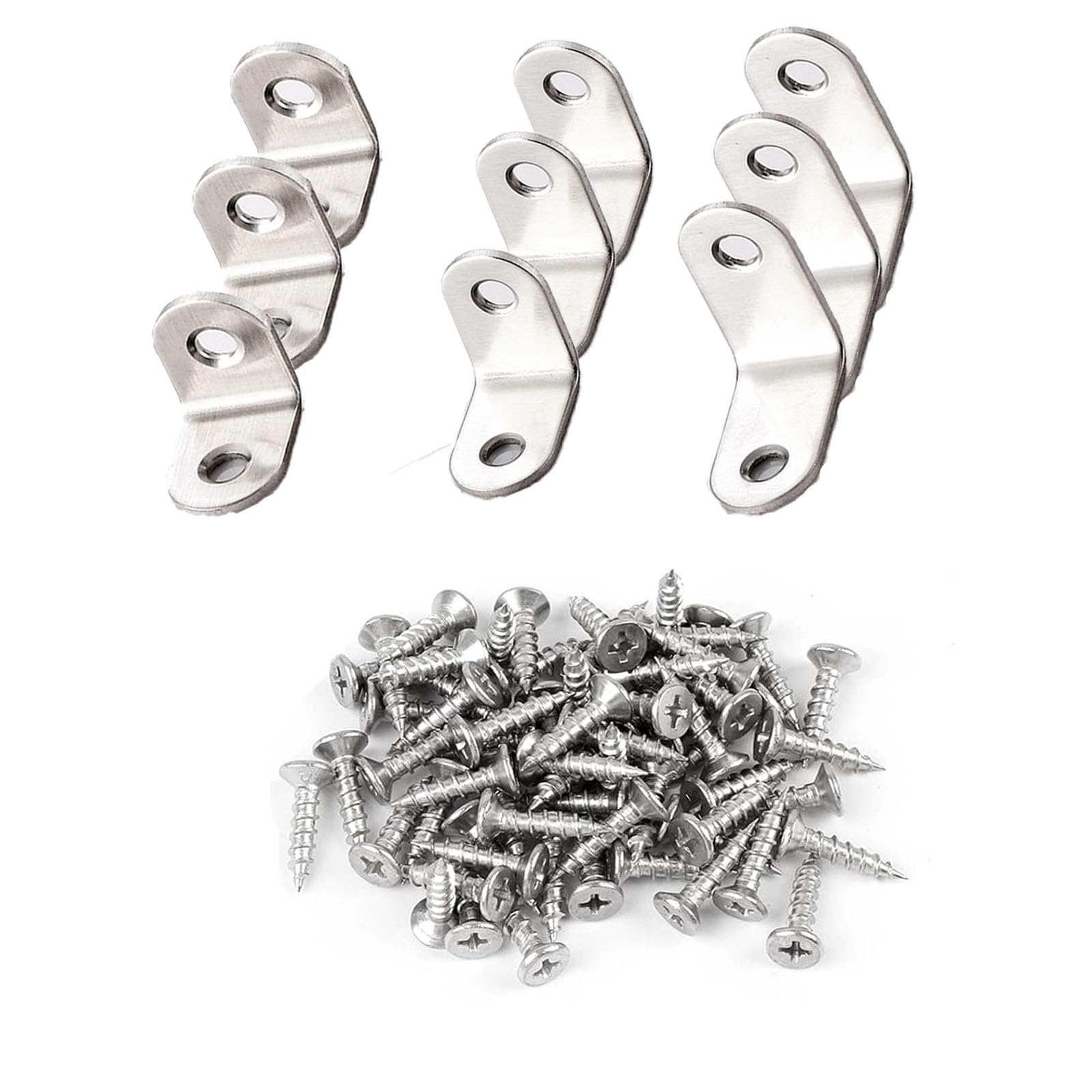 30Pcs L Brackets, Brackets, L Brackets for Wood, L Bracket, Angle ...