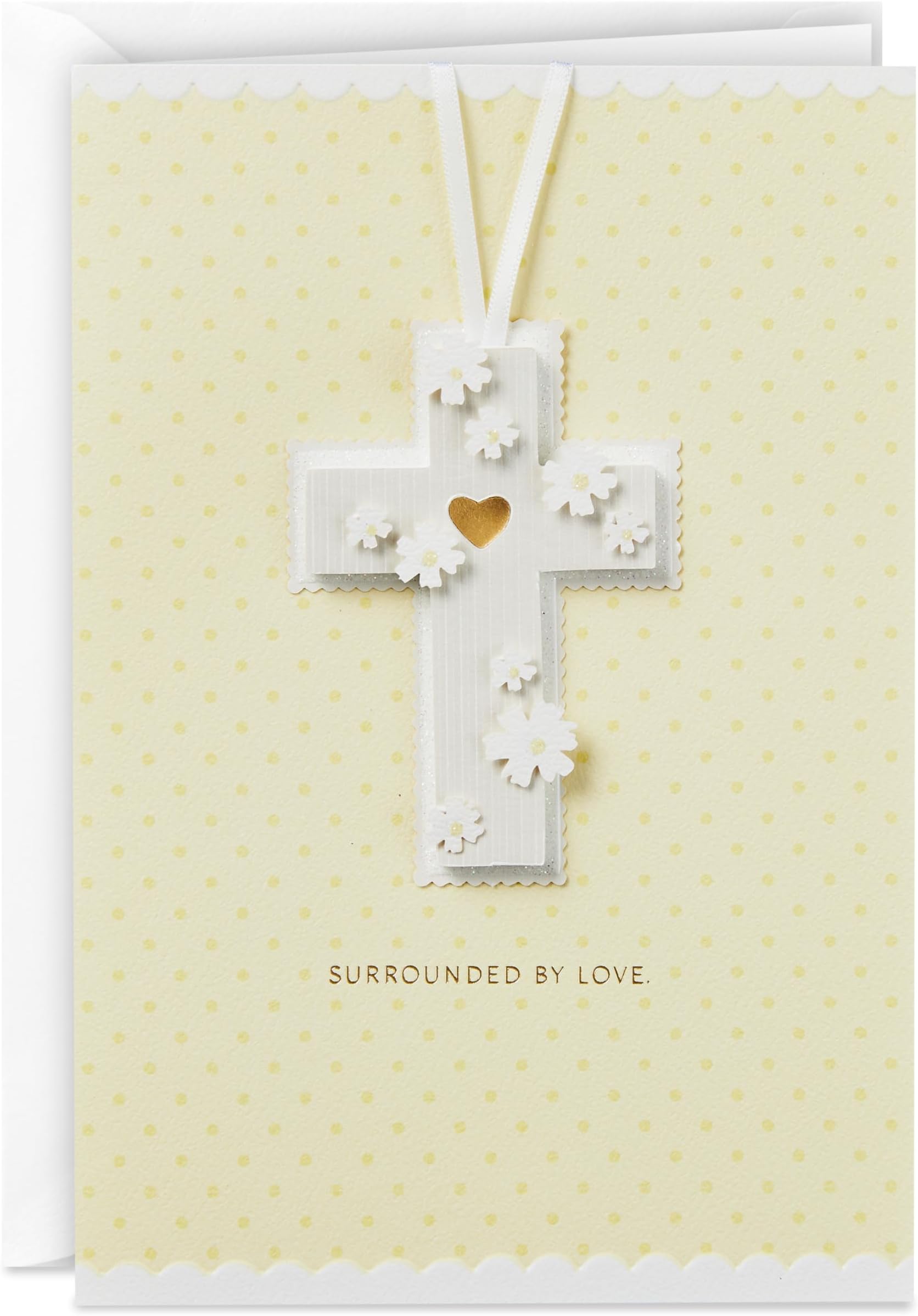 Amazon.com : Baby Boy Baptism Card for Baby Boy Christian Religious ...