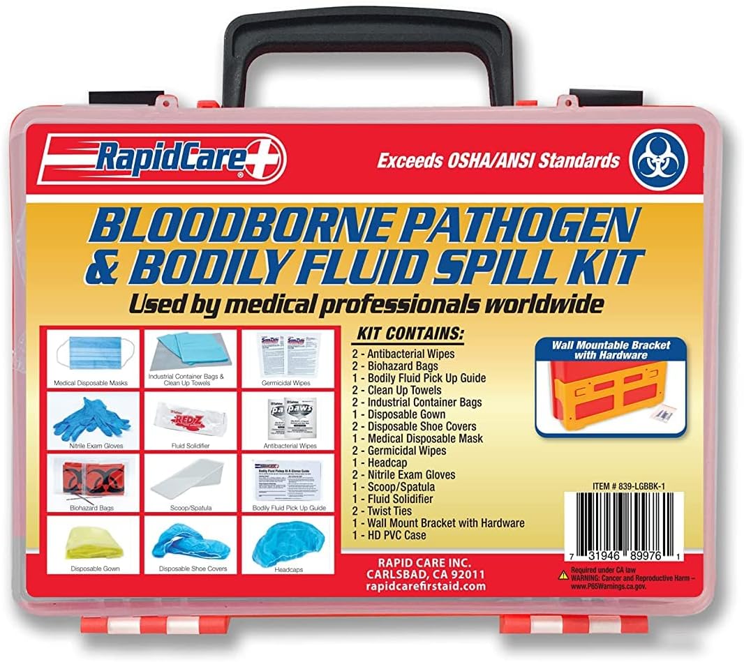 Amazon.com: First Aid Premium Bloodborne Pathogen & Bodily Fluid Spill ...