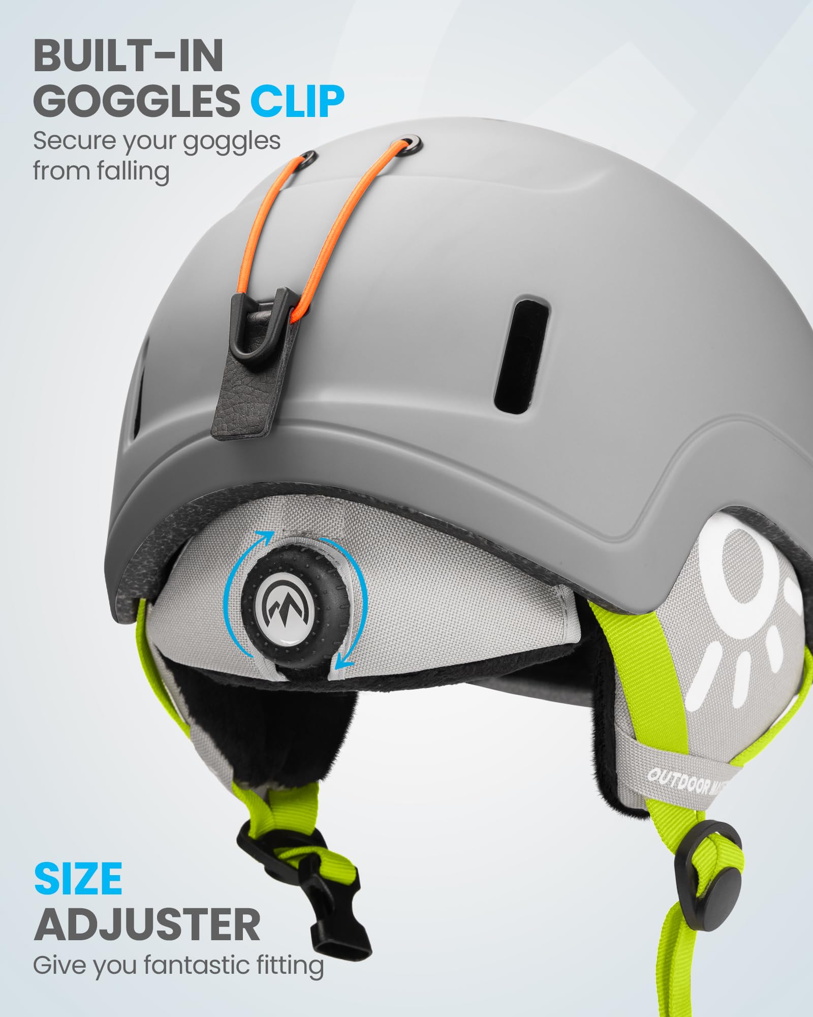 Snapklik.com : Kids Ski & Snowboard Helmet & Goggles Set, Durable PC ...