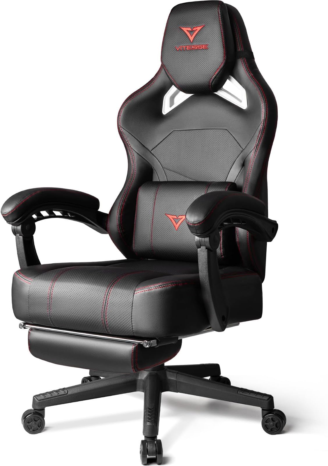 Amazon.com: VITESSE Big and Tall Gaming Chair 400lb Weight Capacity ...