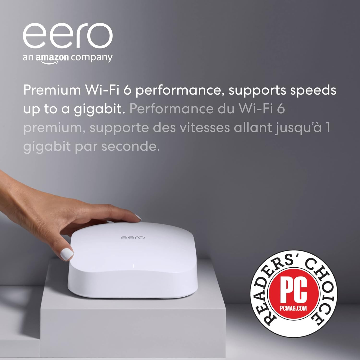 Amazon eero Pro 6 mesh Wi-Fi 6 router | Fast and reliable gigabit ...