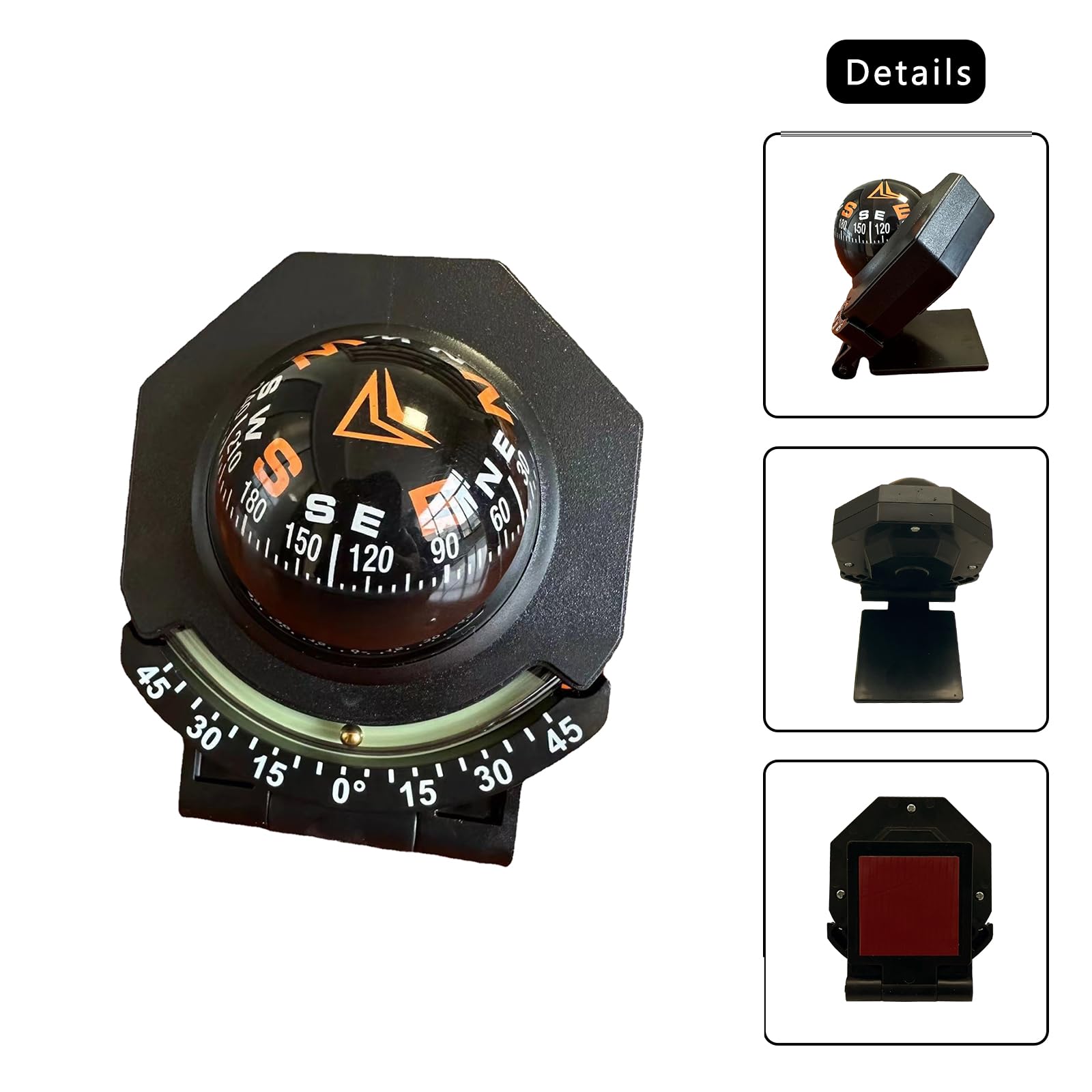 Snapklik.com : Automotive Compasses, Universal Collapsible Car ...