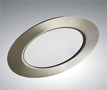Trango Set of 1 LED Furniture Recessed Spotlights G4E-012 Nickel Matt ...