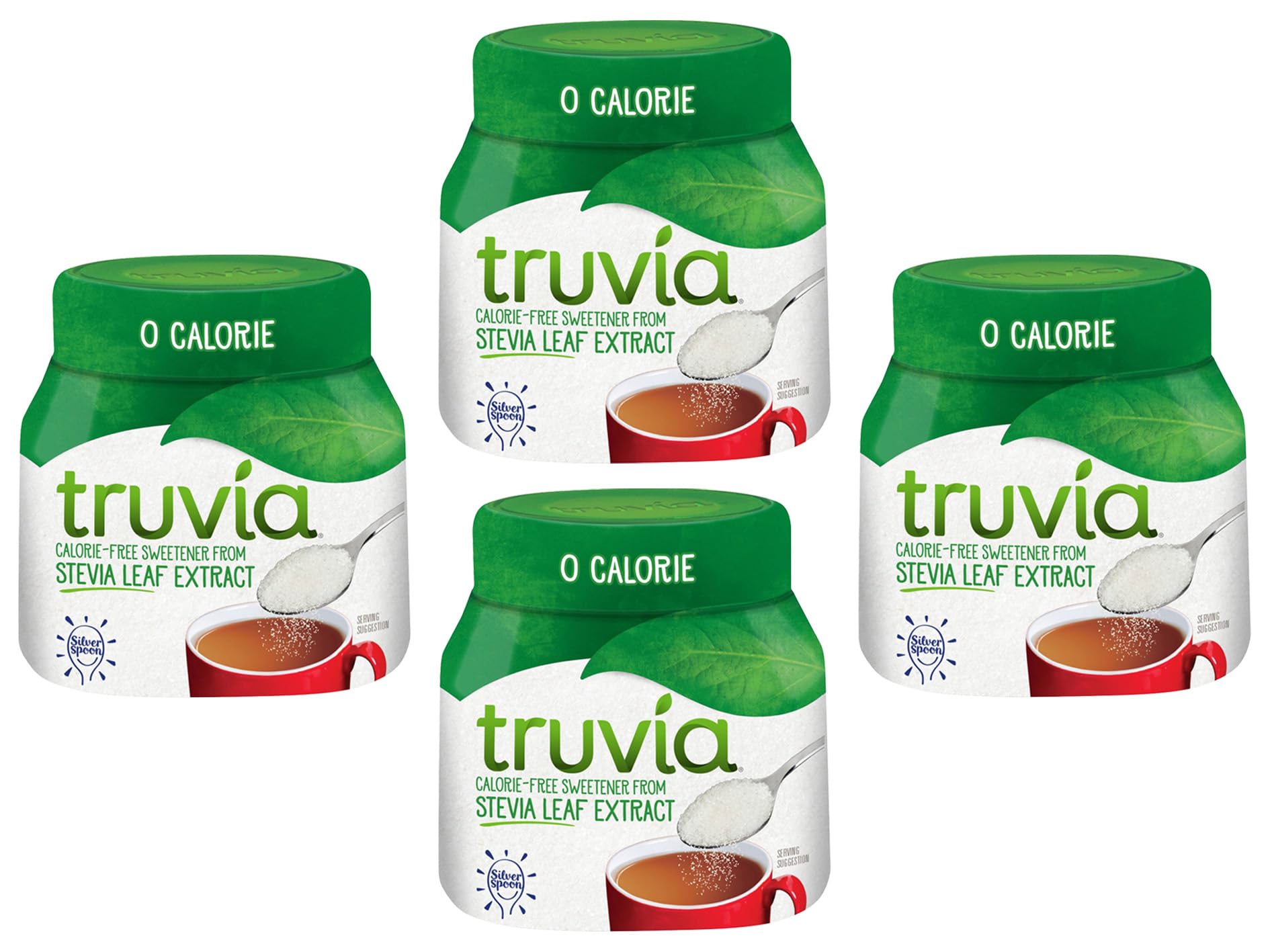 Stevia Sweetener Bundle With 4x Truvia Sweetener Jar 270g - Calorie ...