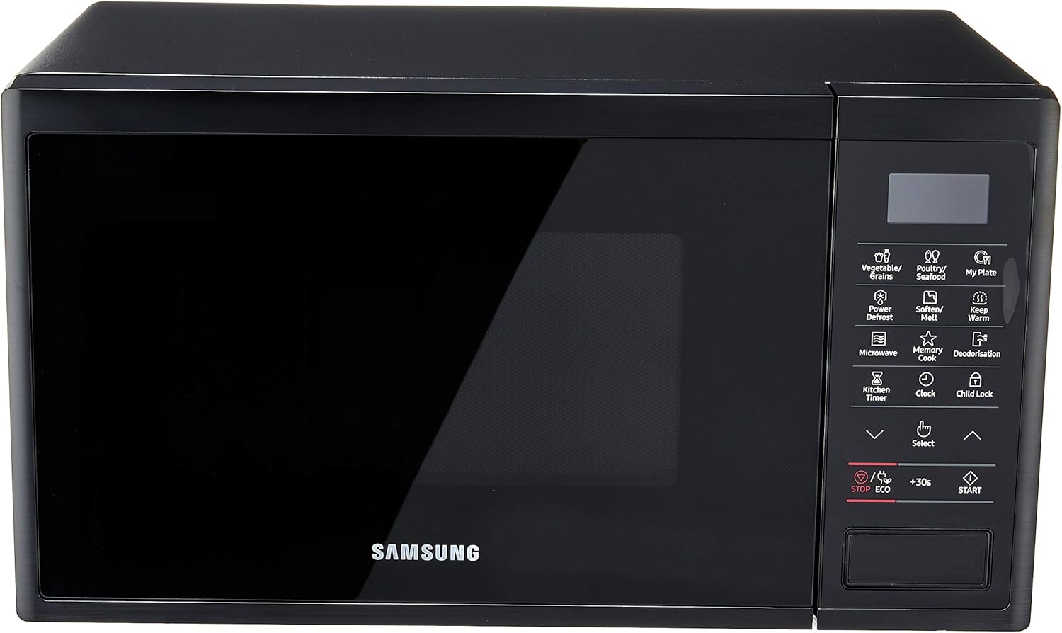 SAMSUNG Healthy Cooking Solo Microwave Oven, Black, 23 L, MS23J5133AK ...