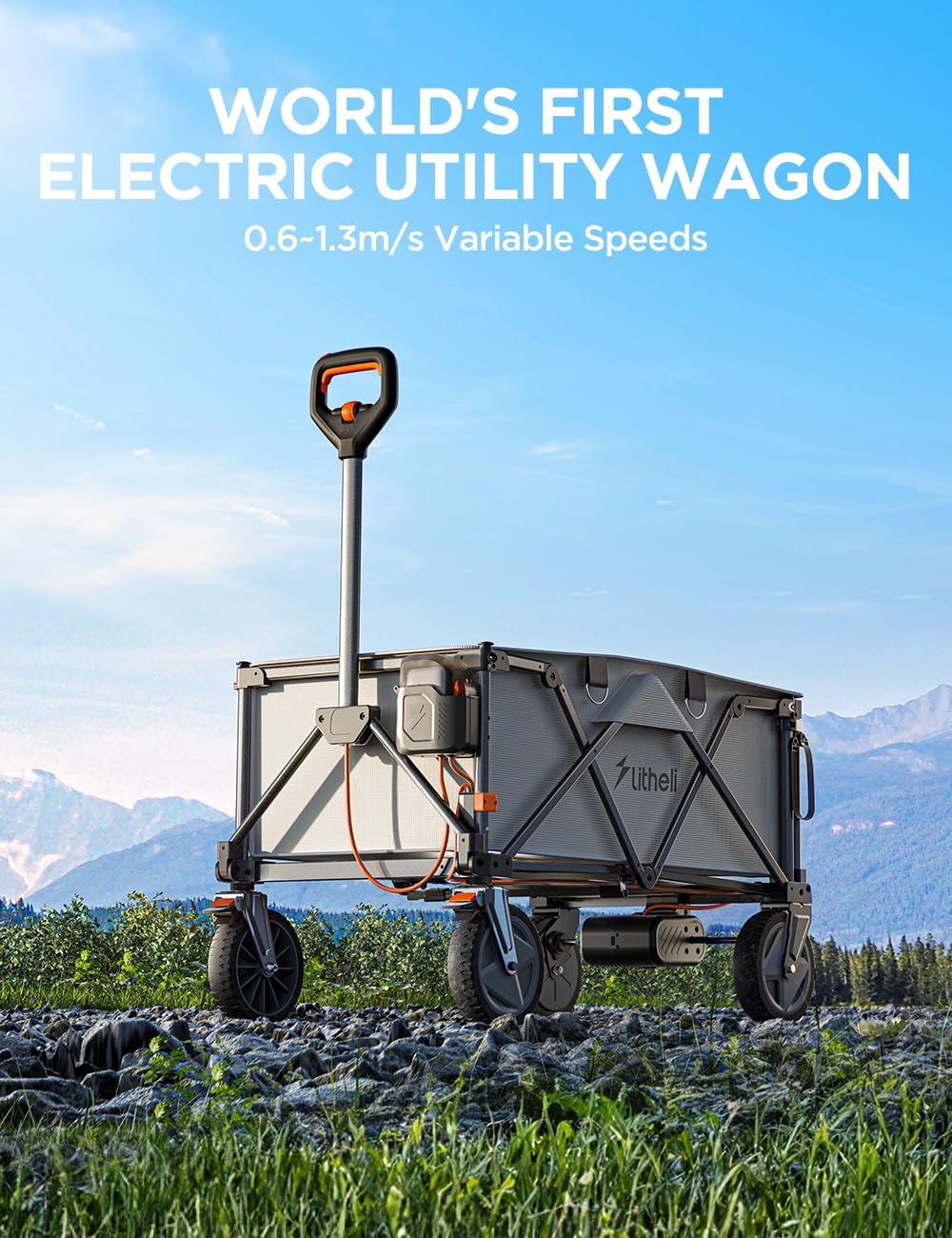 Snapklik.com : Litheli Electric Utility Wagon