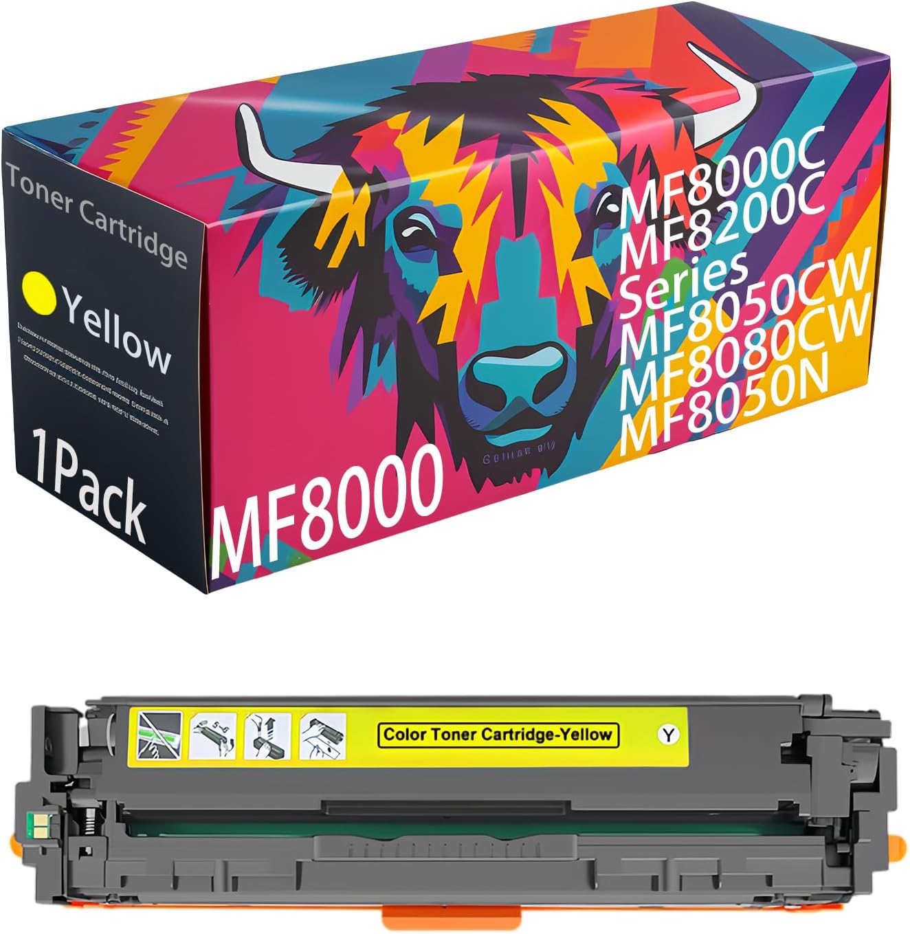 Amazon.com: MF8000 Toner Cartridge Replacement for Canon MF8000 ...