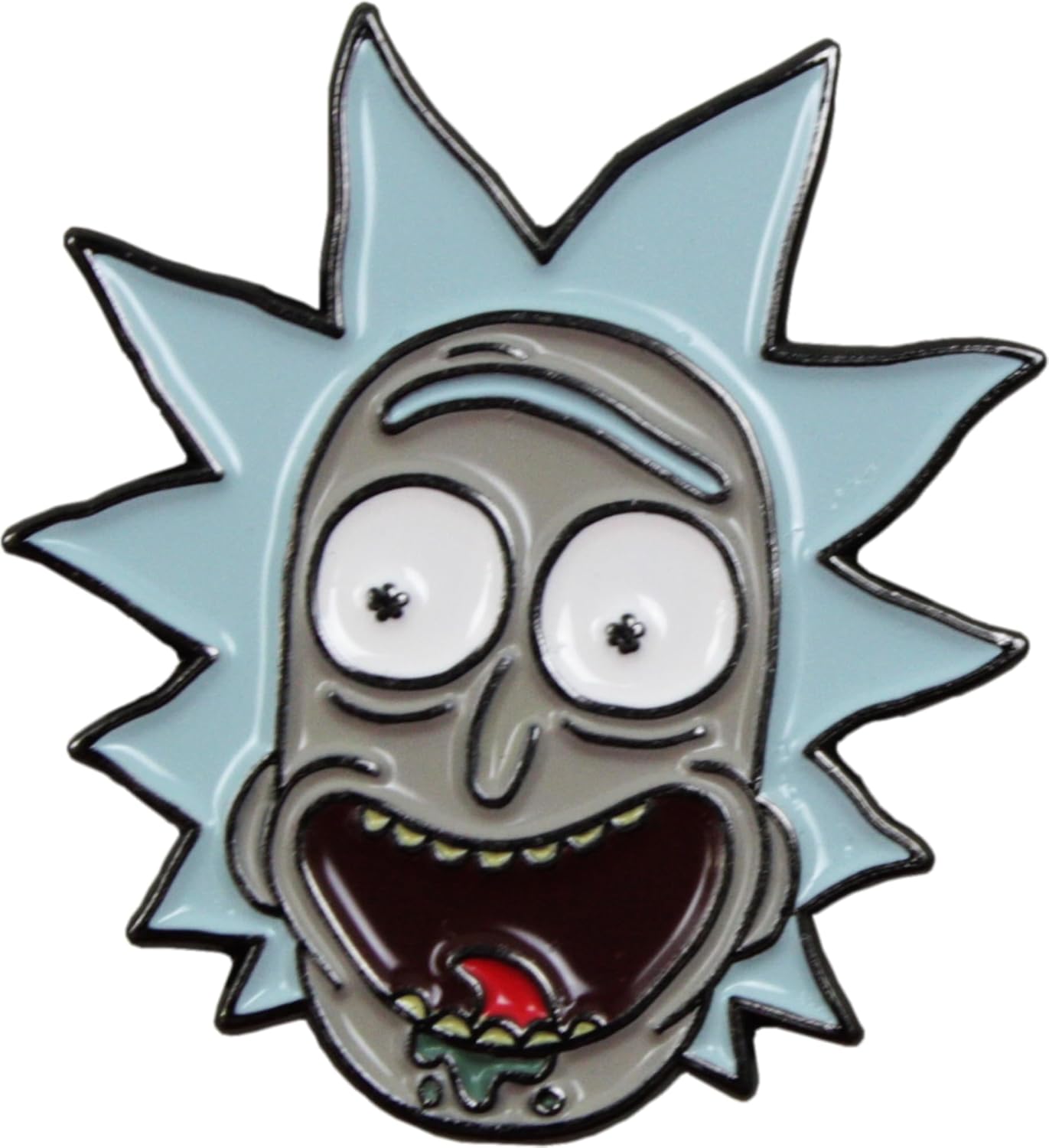 Amazon.com: Enamel Pin - Rick And Morty - Rick's Head : Clothing, Shoes ...