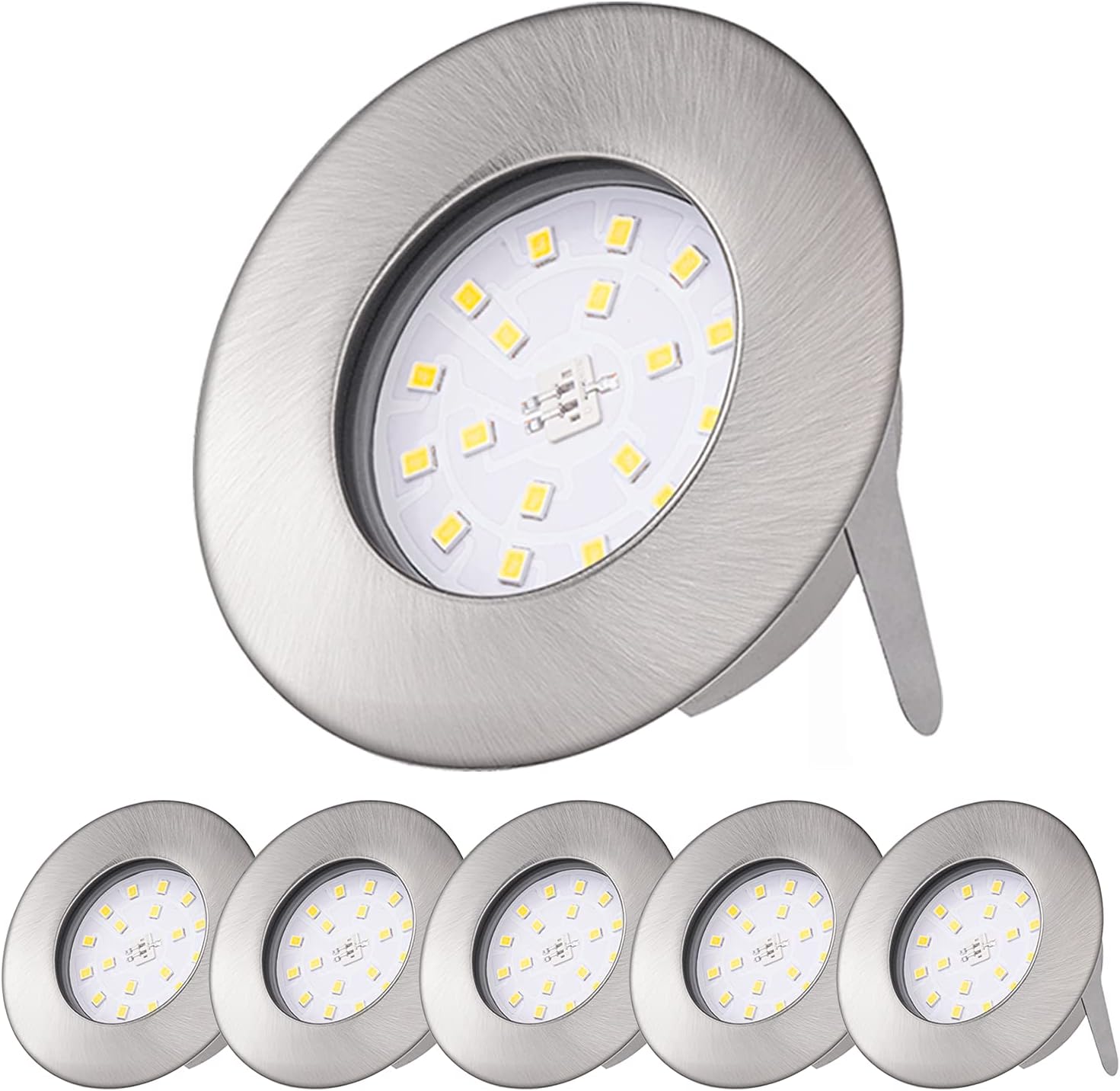 Ketom LED Einbaustrahler Flach 230V LED Spot Neutralweiss 4500K 5W ...