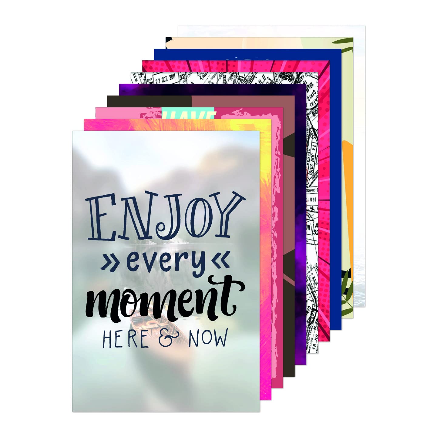 PRINTELLIGENT Quote and motivational poster set of 10 size (45 cm x 30 ...