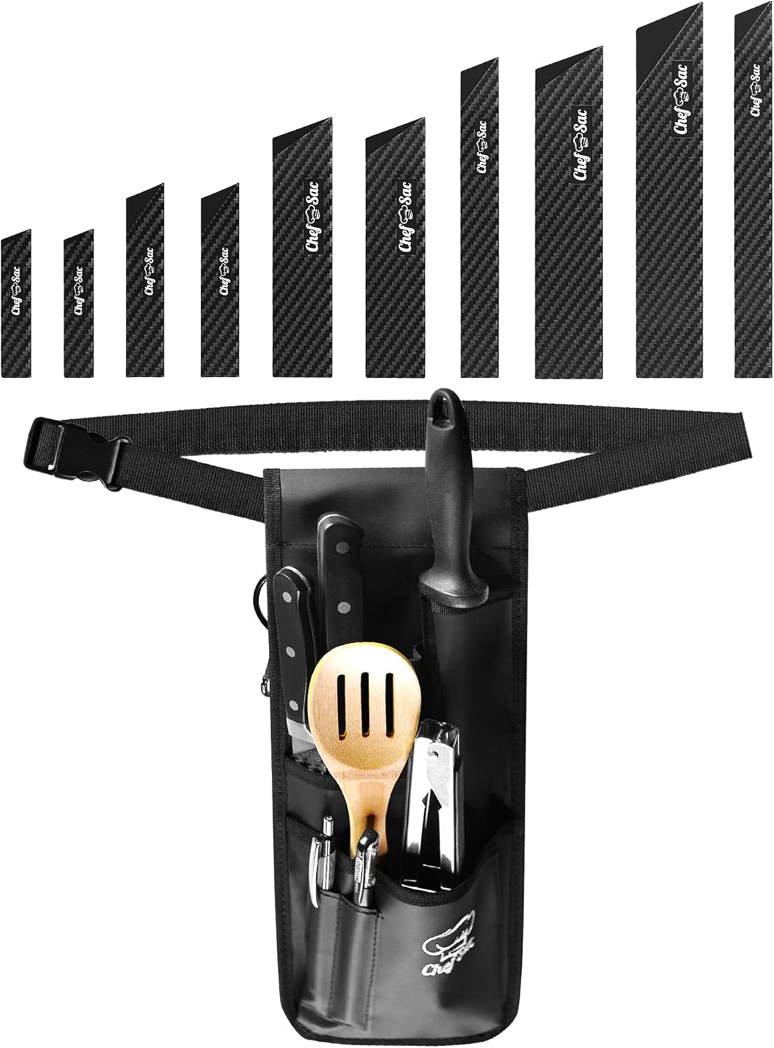 Amazon.com: Chef Sac Knife Holster with 10-Pack Knife Guards Included ...
